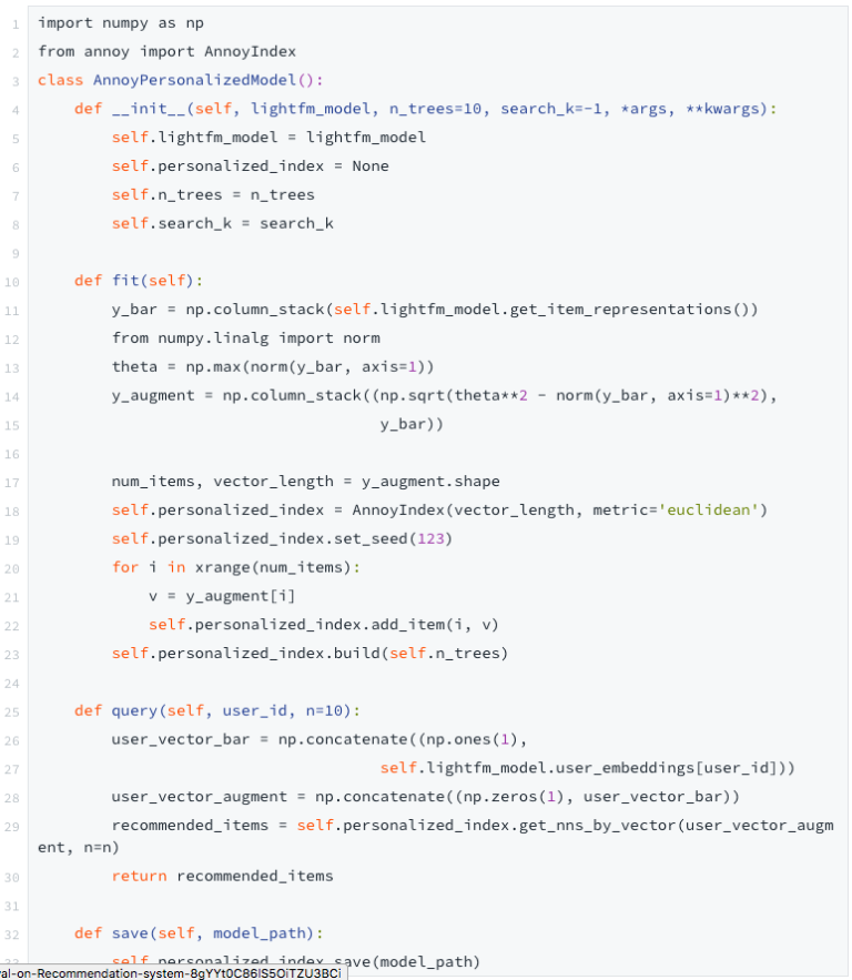 Using Approximate Nearest Neighbor for faster retrieval on ...